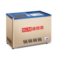 China Commercial Ice Cream Showcase Display Freezer Cabinet Island Type for sale