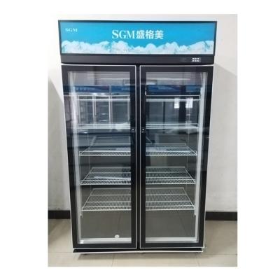 China Customized Commercial Wine Display Cooler 998L Restaurant Beverage Refrigerator for sale