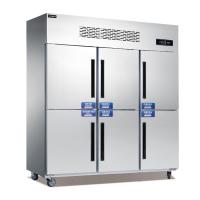 China Six Door Frost-free Standing Fridge With extra-large capacity Commerical Freezer Equipment for sale