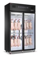 China Two Doors Black Steel 1.5Kw Meat Drying Cabinet Sausage Drying Equipment for sale