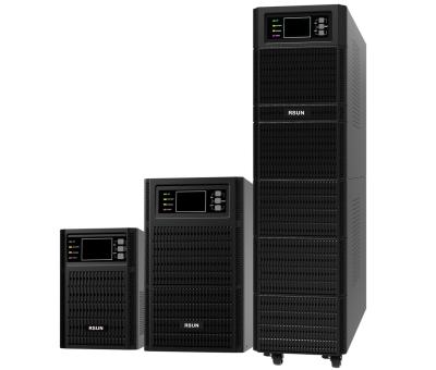 China RSUN CK Series 3kVA Single Phase Online UPS with 110-300V Input and 1-12A Adjustable Charger Current for sale