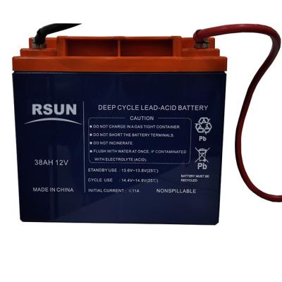 China 12V AGM Gel Deep Cycle Lead Acid Battery for UPS Systems with Long Life and Thermal Stability for sale
