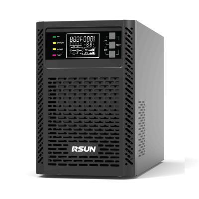 China RSUN CK Series 1KVA Online Double Conversion UPS with LCD Display, 110-300V Input Range, 94.5% Efficiency for sale