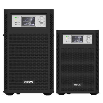 China 10KVA Single Phase Online UPS System with External Battery Support 110-300V Input 10KW Output for sale