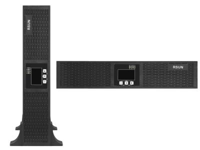 China 2U Rack Mount Online UPS 3KVA 19 Inch Server Power Backup with 95.5% Efficiency and LCD Display for sale
