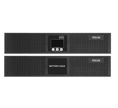 China 3kVA Rack Mount Online UPS with 96VDC Battery, 95.5% Efficiency for 19-Inch Server Cabinets for sale