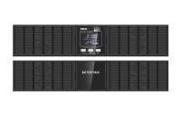China 6KVA LCD 2U Rack Mount Online UPS with 192-240VDC Battery Voltage and 1-12A Adjustable Charging Current for sale