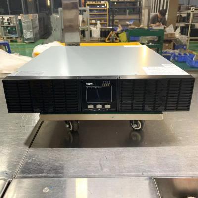 China 1KVA Rack Mount Online UPS 1000W with 95.5% Efficiency, 2U Form Factor and RS232/USB Connectivity for sale