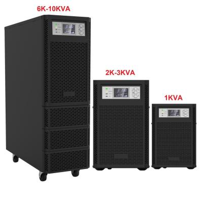 China RSUN CK Series 120V High Frequency Online UPS 1KVA-10KVA with Built-in Isolation Transformer and 110-300V Input Range for sale
