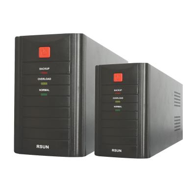 China 1000VA 600W Line Interactive UPS with Simulated Sine Wave, 2-10ms Transfer Time, USB/RJ45 Connectivity for sale