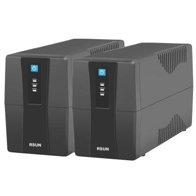 China 800VA 480W Line Interactive UPS with Simulated Sine Wave, 12V Battery Backup and AVR Protection for sale