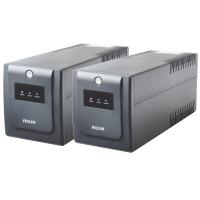 China 1KVA Line Interactive UPS with 600W Capacity, 24V Battery System, LED/LCD Display and Cold Start Function for sale