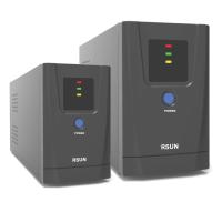 China 1200VA 720W Metal Offline UPS with Battery Backup - 2x12V7Ah Battery, 145-290V Input Range for sale