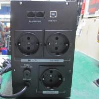 China 1200VA 720W Metal Offline UPS with Battery Backup - 2x12V7Ah Battery, 145-290V Input Range for sale