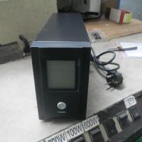 China 600VA Line Interactive UPS with LCD Display, 360W Modified Sine Wave, 220V/12V DC Backup Power Supply for sale