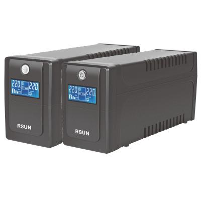China Line Interactive UPS 1000VA 650W with AVR Protection - Metal/Plastic Housing, USB Connectivity for Office & Home Use for sale