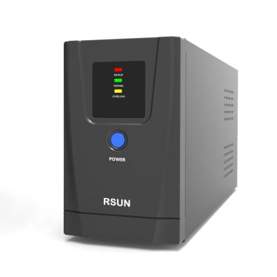 China 1.5kVA 950W Line Interactive UPS with 12V Power Supply, USB Connectivity and Global Socket Support for Home and Office Use for sale