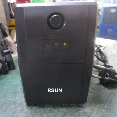 China 650VA 390W Line Interactive UPS with Voltage Stabilization and Schuko Outlets for Office and IT Equipment for sale