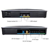 China ECO6 100W Mini DC UPS with LiFePO4 Battery - 12V/19V Output for CCTV, Router & Network Devices for sale