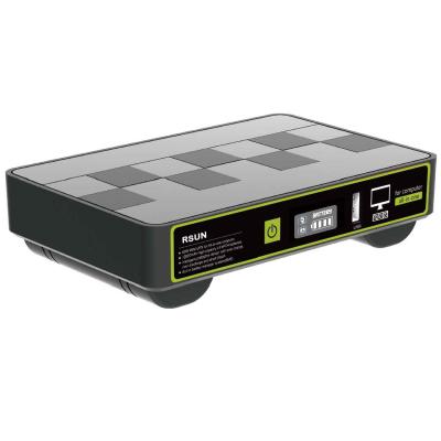 China Mini 12V DC UPS 60W with LiFePO4 Battery and Built-in AC Charger for Router Backup Power for sale