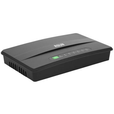 China ECO Series Mini DC UPS Backup Power Unit 18W 36W 60W with 20000mAh LiFePO4 Battery for Router CCTV Security Systems for sale