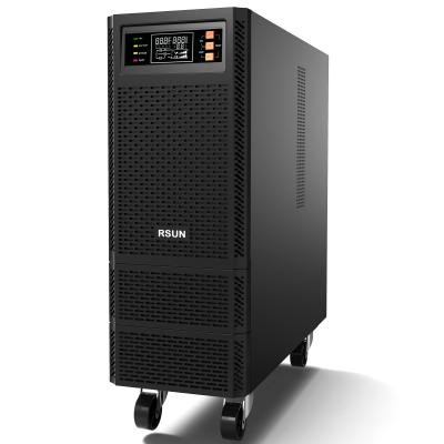 China RSUN DT31 Series 10kVA Online UPS - Three Phase Input Single Phase Output with 96.5% Efficiency and 16-20 Battery Configuration for sale