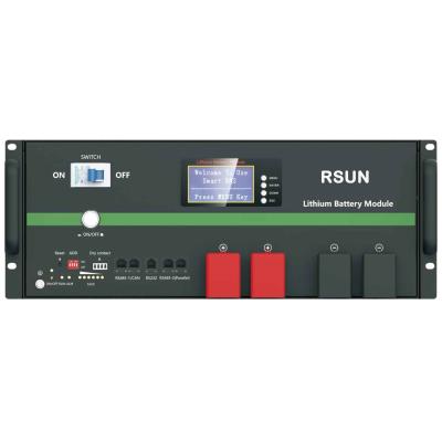 China 24V 200AH LiFePO4 Rack Mount Battery Pack with WiFi Bluetooth LCD Display and 6000+ Cycle Life for sale