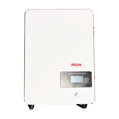 China 48V 100AH Stackable LiFePO4 Battery Pack with 5120Wh Capacity and 6000+ Cycle Life for sale