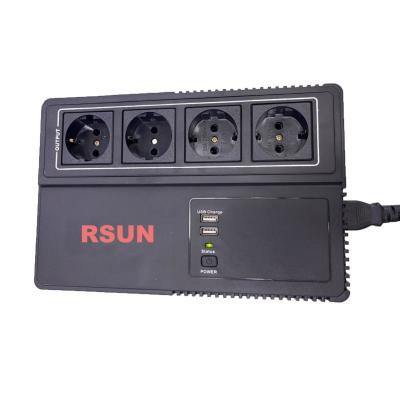 China 600VA 390W Automatic Voltage Regulator with 175-260V Input Range and 4 European Sockets for Home & Office Electronics for sale