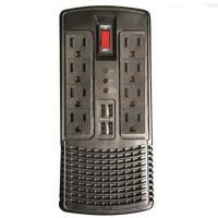 China RSUN 1200VA 600W Automatic Voltage Regulator with 8 NEMA Sockets and USB Port for Stable Power Supply for sale