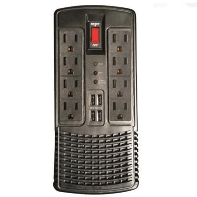 China RSUN 1200VA 600W Automatic Voltage Regulator with 8 NEMA Sockets and USB Port for Stable Power Supply for sale