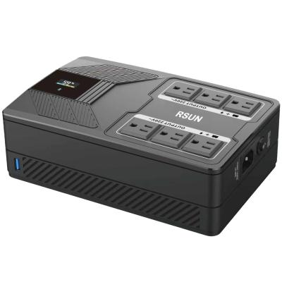 China 220W Lithium Ion UPS Power Strip with LiFePO4 Battery for CCTV NAS POS Systems - 55Wh/75Wh Capacity for sale