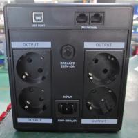 China 1500va UPS Line Interactive UPS Systems 220V dual input ups Desktop UPS Plastic Case LED for sale