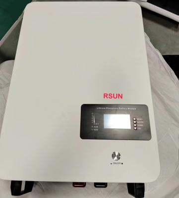 China Wall Mounted LiFePO4 Battery Pack 51.2V 100Ah 48V Lithium Ion Solar Storage for sale