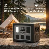 China OEM Portable Power Station 300W-3600W LiFePO4 Battery UPS Solar Generator 256Wh-2048Wh for sale
