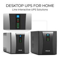 China SV Series Line Interactive UPS System 500VA-3000VA with AVR, Modified Sine Wave, LCD Display and USB Connectivity for sale