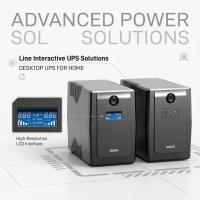 China 1500VA 900W Line Interactive UPS System with LCD Display, 145-290V Input Range, USB/RJ45 Connectivity for sale