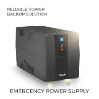 China 600VA Line Interactive UPS with AVR and LCD Display - 600W Power Backup for Desktop Computers and Network Equipment for sale