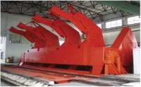 China Speed Adjustable Electrical Wagon Unloading System 160-175° Rotation 100T Capacity for sale