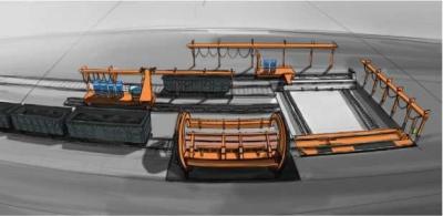 China Steel Unloading Coal Wagon Tippler For Fired Power for sale