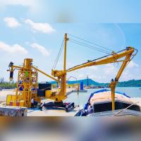 China Truck mounted screw Type Ship Unloader for cement unloading for sale