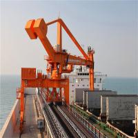 China Port Carbon Steel Mobile Screw Ship Unloader 500-1500 T/H Bulk Material Handling for sale