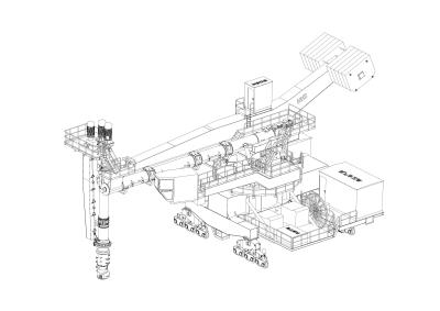 China Port Carbon Steel Mobile Screw Ship Unloader 500-1500 T/H Bulk Material Handling for sale