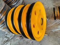 China CNC Lathing Steel Wire Rope Sheave Pulley Block with FAG Bearing 200mm for sale