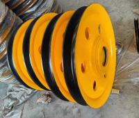China NSK Bearing Steel Wire Rope Pulley Block Heat Treatment 15 Days Custom for sale