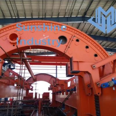 China Rotary Railroad Car Dumper System Wagon Tippler Rail Car Unloading System for sale