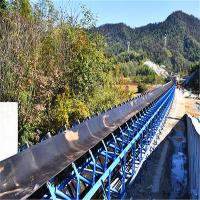 China Long Distance Curved Belt Conveyor for Bulk Materials 400-2000 t/h for sale