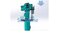 China 2.5t 22m Electric Hydraulic Foldable Boom Marine Crane for Offshore Support Vessel for sale