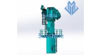 China 2.5t 22m Electric Hydraulic Foldable Boom Marine Crane for Offshore Support Vessel for sale