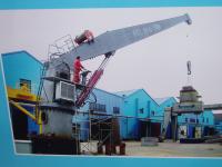 China ABS Certified 5t 15m Stiff Boom Marine Crane for General Cargo Handling for sale